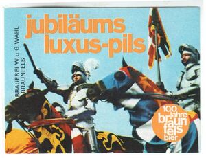 Drink Label: Braunfels Jubiläums Luxus-Pils (Brauerei Braunfels ...