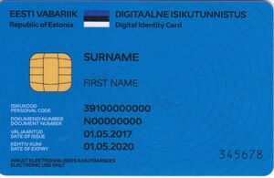 Functional Card: Digital Identity Card (Personal Identification ...