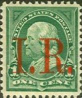 Stamp: US Internal Revenue - Benjamin Franklin (1706-1790) (United ...