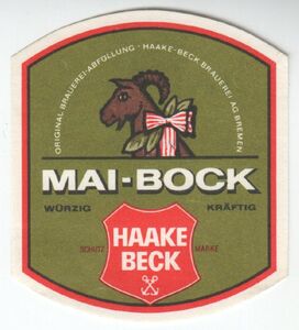 Drink Label: Haake-Beck Mai-Bock (Haake-Beck Brauerei, Bremen, Germany ...
