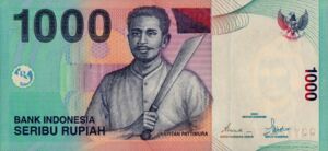 Banknote: 1,000 Rupiah (Indonesia) (2000-2016 Issue) Wor:P-141g