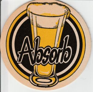 Beer Coaster: Absorb (Finback Brewery, United States of America) Col:US ...