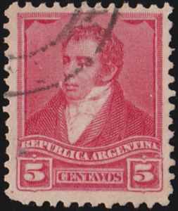 Stamp: Bernardino Rivadavia (1780-1845) - Perf. 11½ (Argentina ...