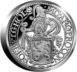 Coin: 1 Ducat (Lion Dollar Restrike - Silver Piedfort) (Netherlands ...