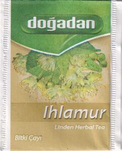 Tea Bag: Ihlamur Bitki Çayi, dif logo, white stripe under flap (doğadan ...