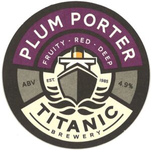 Beer Coaster: Titanic Plum Porter (Titanic Brewery, United Kingdom of ...