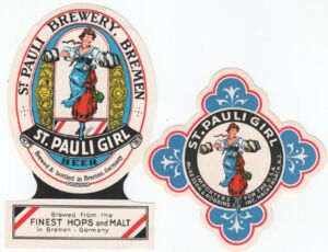 Drink Label: St. Pauli Girl Beer (St. Pauli Brauerei, Germany, Federal ...