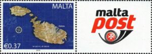 Stamp: MaltaPost logo on white background (Malta: Personalized Stamps ...