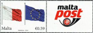 Stamp: MaltaPost logo on white background (Malta: Personalized Stamps ...