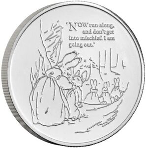 Coin: 5 Pounds (The Tale of Peter Rabbit) (United Kingdom of Great ...