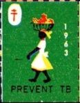 Stamp: Anti-TB labels 1963: Prevent TB (Jamaica: Cinderella Stamps ...