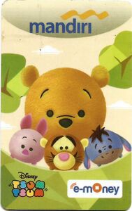 Bank Card: Mandiri e-money - Disney Tsum Tsum (Bank Mandiri ...
