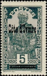 Stamp: Stamp of Upper Volta overprinted (Ivory Coast(Definitive ...