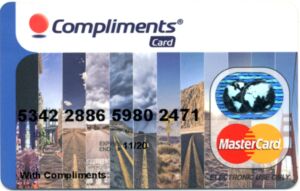 Bank Card: Edenred MasterCard Compliments Bon Voyage - 09/13 (Edenred ...