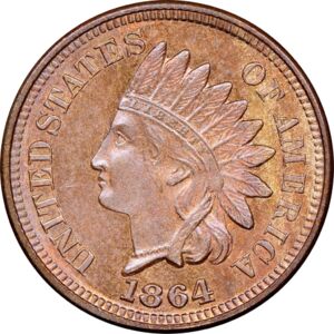 Coin: 1 Cent (Indian Head) (United States of America(A02b - Small One ...