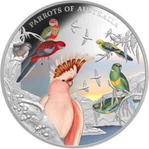 Coin: 10 Dollars (Parrots of Australia. 50th Berlin World Money Fair ...
