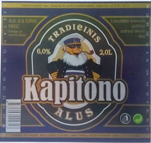 Drink Label: Kapitano Tradicinis Alus (Brewery Rinkuskiai, LithuaniaCol ...