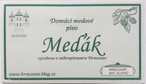Drink Label: Medak (Minipivovar Hrncovar Bučovice, Czech RepublicCol:CZ ...