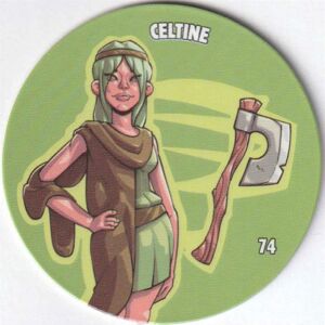 Meal Toy: #74 Celtine (Flippo's/Pogs/Tazos, European Union (EU ...