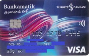 Bank Card: Bankamatik (Türkiye İş Bankası, Türkiye (Turkey)Col:TR-VI-0478