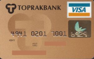 Bank Card: Toprakbank (Toprakbank, Türkiye (Turkey)Col:TR-VI-0285.02