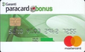 Bank Card: Paracard Bonus (Garanti Bankası, Turkey) Col:TR-MC-0464.01