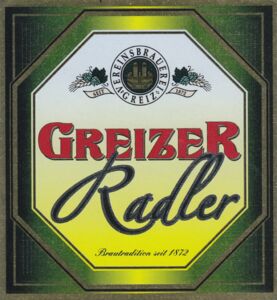 Drink Label: Greizer Radler (Vereinsbrauerei Greiz GmbH, Germany ...