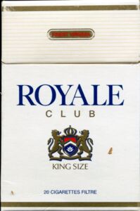 Cigarette Pack: Royale Club Finest Virginia (FranceCol:FR-CT-0130