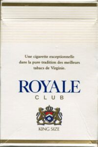 Cigarette Pack: Royale Club Finest Virginia (FranceCol:FR-CT-0130