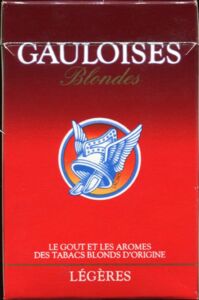 Cigarette Pack: Gauloises Blondes (France) Col:FR-CT-0131