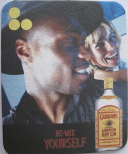 Sous-bock de bière: Gordon's (Diageo USVI, Royaume-Uni de Grande ...