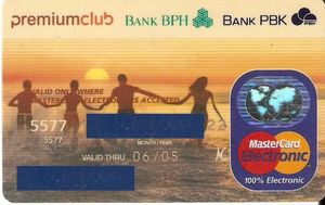 Bank Card: Premium Club (Bank BPH PBK, PolandCol:PL-MC-0006