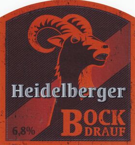 Drink Label: Heidelberger Bock (Heidelberger Brauerei GmbH, Germany, Federal RepublicCol:DE-BEER ...