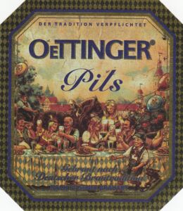 Drink Label: Oettinger Pils (Oettinger Brauerei GmbH, Germany, Federal ...