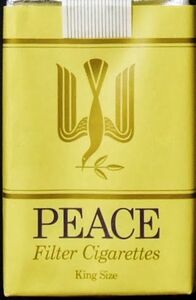 Cigarette Pack: Peace Filter Cigarettes (JapanCol:JP-CT-0191