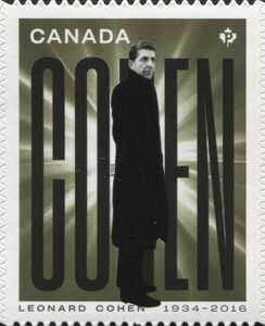 Stamp: Leonard Cohen, Singer (Canada(Leonard Cohen, Singer (2019)) Mi ...