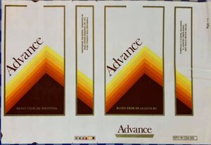 Cigarette Pack: Advance (BrazilCol:BR-CT-0841
