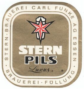 Drink Label: Stern Pils (Stern Brauerei, Germany, Federal RepublicCol ...