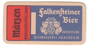 Drink Label: Falkensteiner Bier Märzen (Bierbrauerei Falkenstein ...