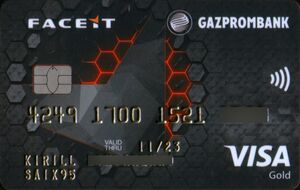 Bank Card: FACEIT (Gazprombank, RussiaCol:RU-VI-1907.01