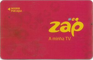 Functional Card: ZAP A minha TV (TV Access, Angola(ZAP) Col:AO-ZAP-003
