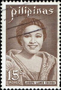 Stamp: Josefa Llanes Escoda (1898-45) Founder, Phill. Girl Scouting ...