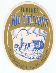 Drink Label: Further Klostertropfen (Schlossbrauerei Furth, Germany ...