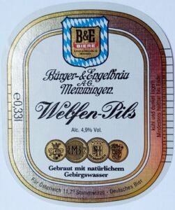 Flaschenetikett: Memminger Welfen-Pils (Memminger Brauerei, Deutschland ...
