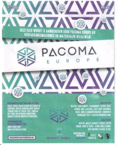 Drink Label: Pacoma Europe (Brouwerij Sint Crispijn, NetherlandsCol:NL ...