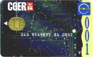 Bank Card: CGER 001 (ASLK-CGER Fortis Bank, Belgium) Col:BE-GM-0025