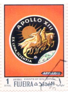 Stamp: Badge of Apollo 13 (Fujairah (Fujeira)(Apollo 13 and 14) Mi:FU ...
