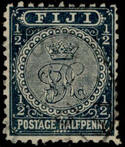 Stamp: Crown over Monogram (Fiji(Definitive Issue 1891-1898) Sn:FJ 53a ...