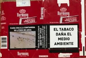 Cigarette Pack: Harmony Nuevo Pack Mismo Sabor (ArgentinaCol:AR-CT-2259
