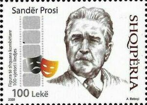 Stamp: Sandër Prosi, Actor (Albania) (Famous Personalities (2021)) Yt ...
